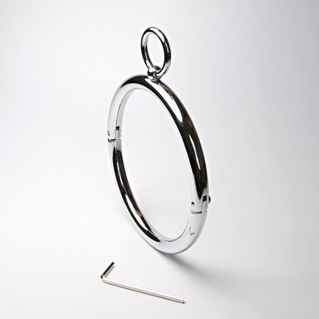 Collar de acero con argolla 27.95€